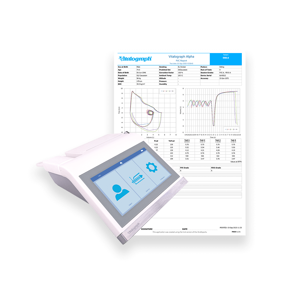 Vitalograph Alpha Spirometer | HCE