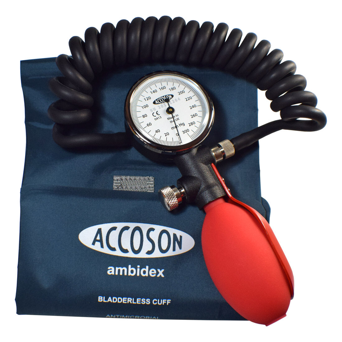 Accoson Duplex Aneroid Sphyg (Red) with Adult Ambidex Cuff | HCE