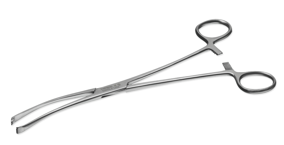 Instrapac Teale Vulsellum Forceps 23cm 3:4 Teeth - Pack of 10 - 7957 | HCE