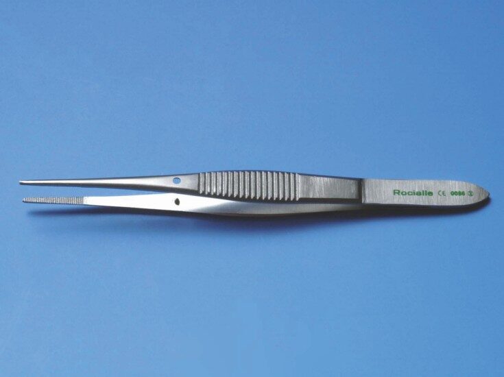 Rocialle Inhealth Optimo Graefe Serrated Forceps Non-Toothed STR 10cm ...
