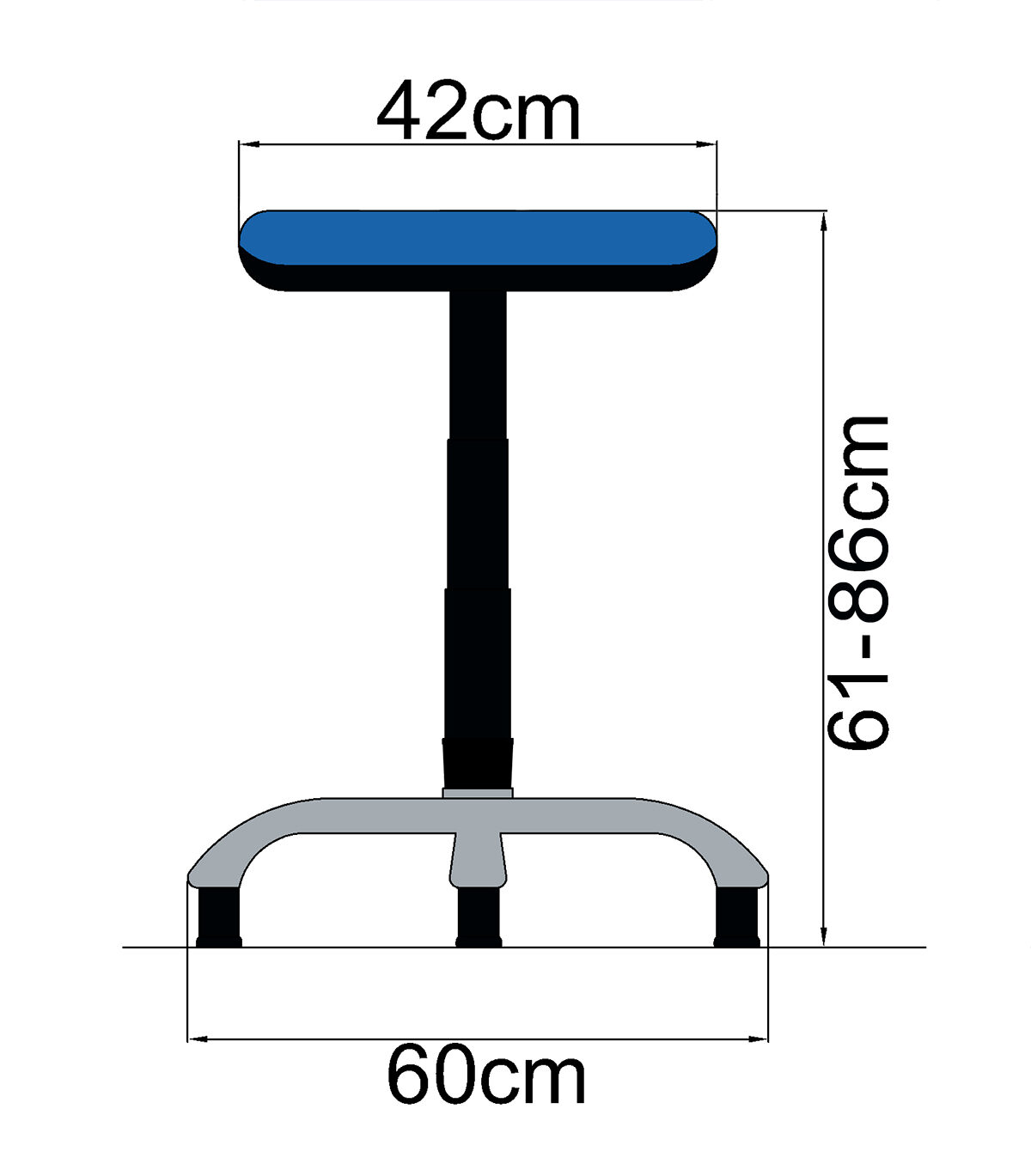 Medi-Plinth Laboratory Stool | HCE