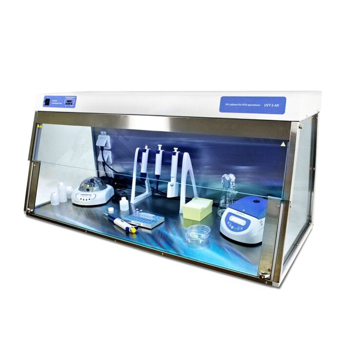 Large UV Cabinet/PCR Workstation with Dual UV Lamp, Recirculator ...