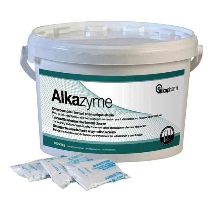 Alkapharm Alkazyme - 100 x 25gm Water Soluble Sachets (1 x Tub of 4 ...