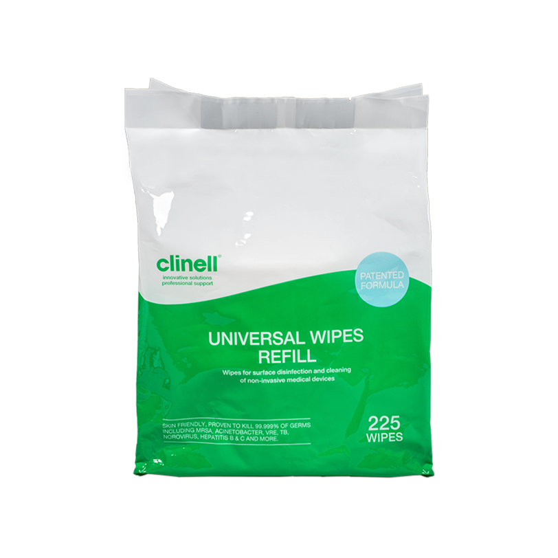 Clinell Universal Wipes - Bucket Refill of 225 Wipes | HCE