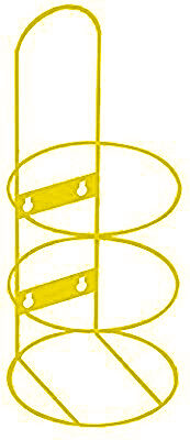 Clinell Wall Mounted Dispensers for Tubs - Yellow | HCE