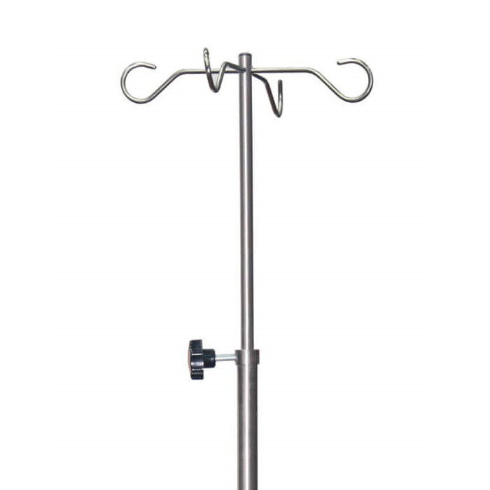 Sunflower Brushed Stainless Steel Drip Stand & Weighted Base - 4 Chrome ...