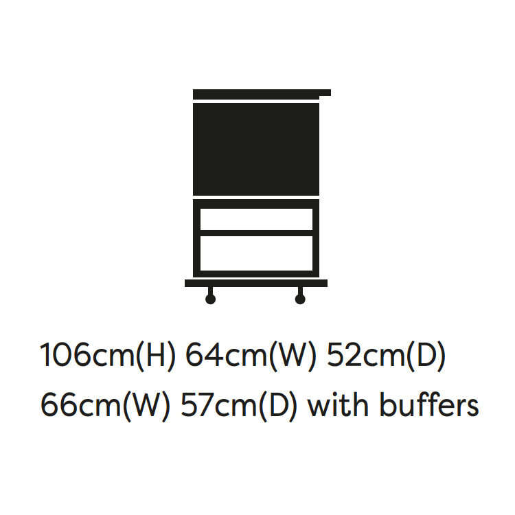 Sunflower Medium Medical Note Trolley, enclosed sides with Digital ...