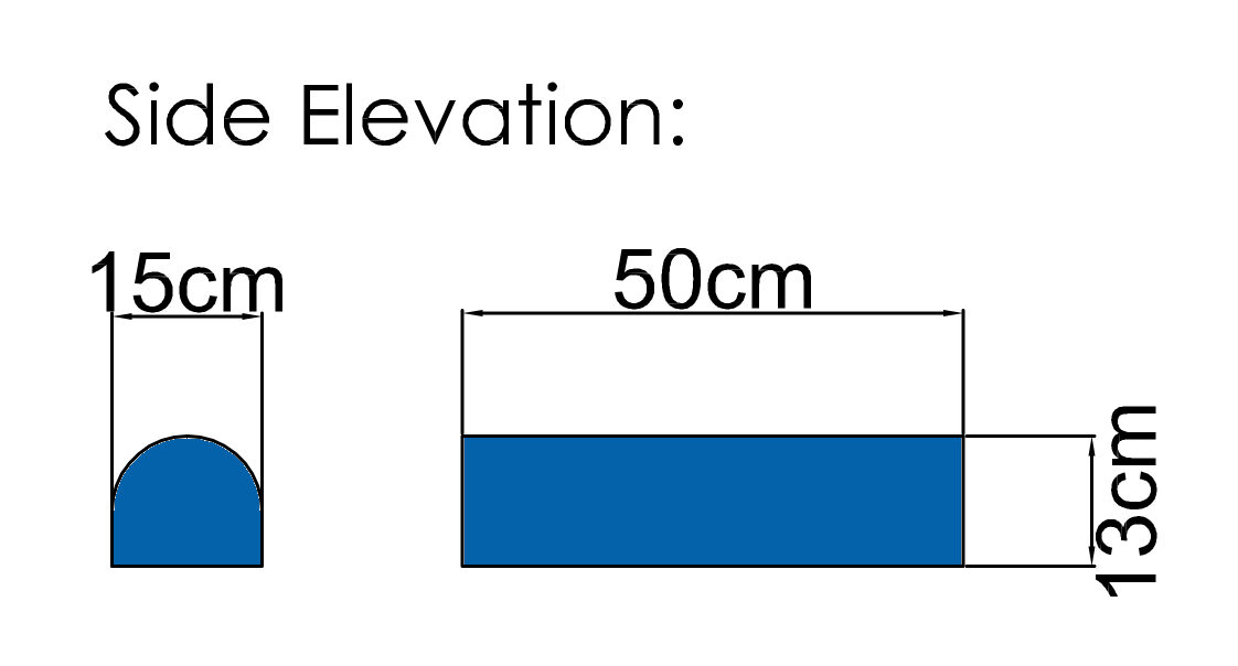 Medi-Plinth Semi-Circular Positioning Wedge | HCE