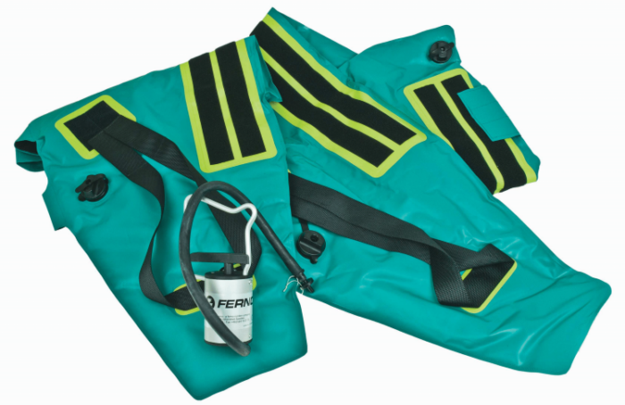 Ferno EasyFix Splint Set ll – arm, leg, full leg, repair kit, pump and ...