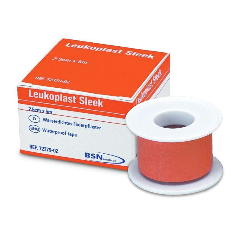 Leukoplast Sleek BP Waterproof Tape 2.5cm x 5m - Pack of 12 | HCE