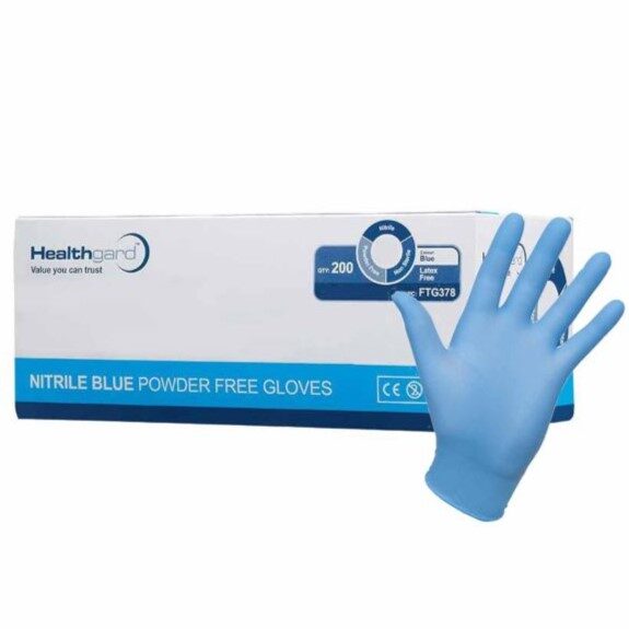 Healthguard Nitrile Powder-Free Gloves - Medium (200) | HCE